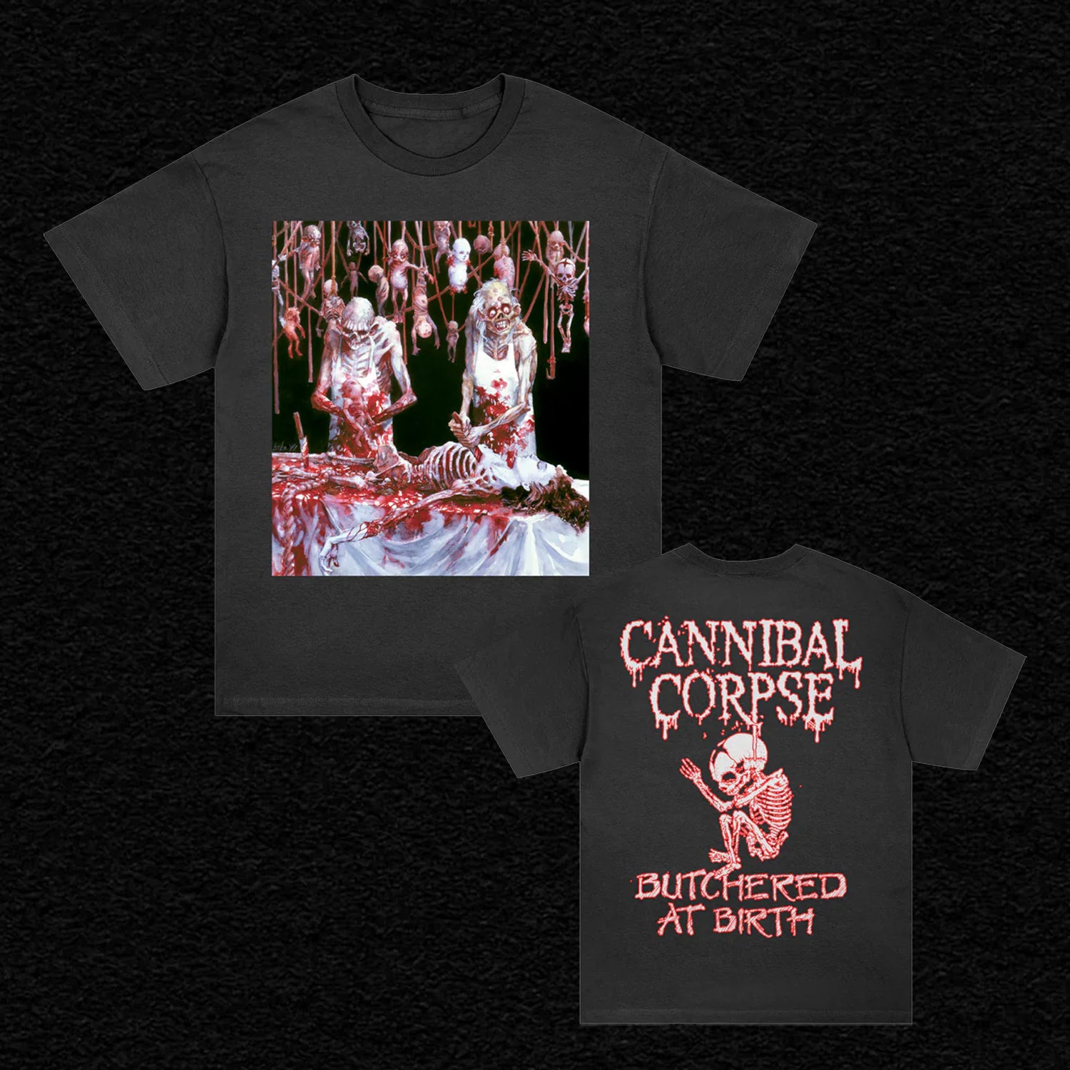 Butchered At Birth Poster T-Shirt (Black) – Artist First