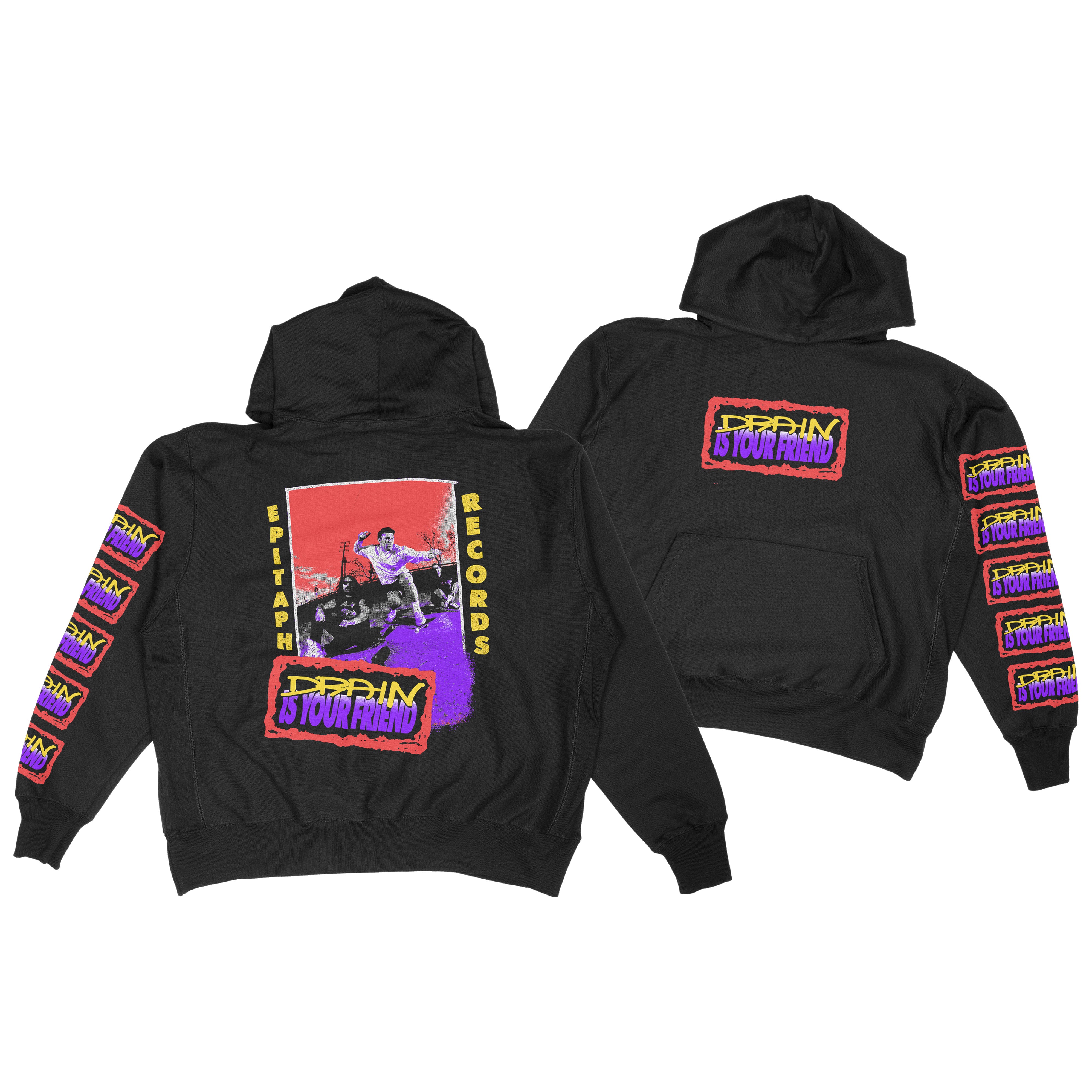 Badge Hoodie (Black) – Artist First
