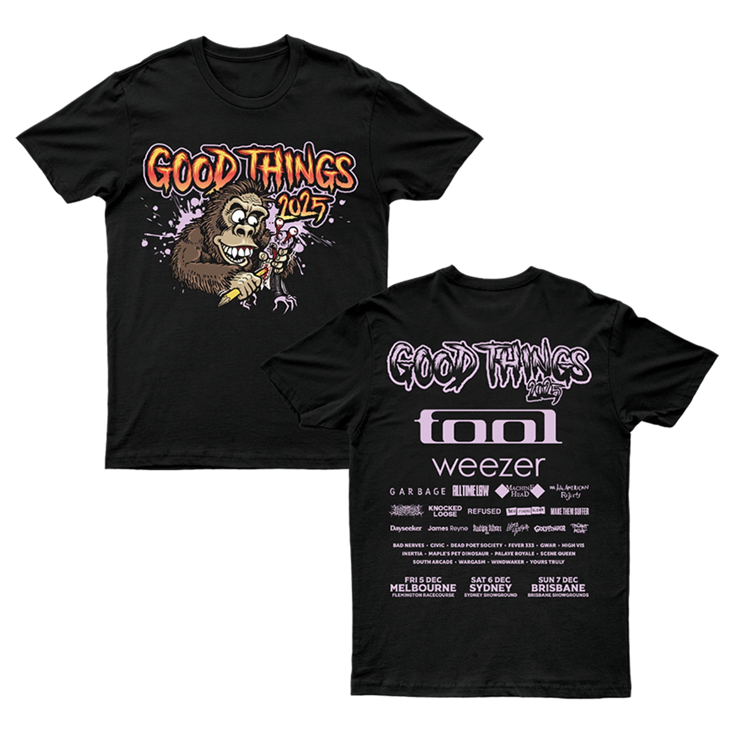 Gorilla Event T-Shirt (Black) – Artist First