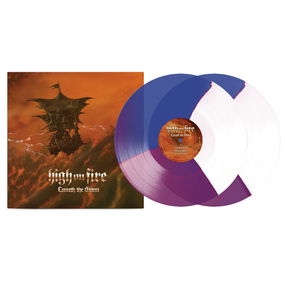 High On Fire Official Label Store | Cometh The Storm 2LP (Tri-Color ...