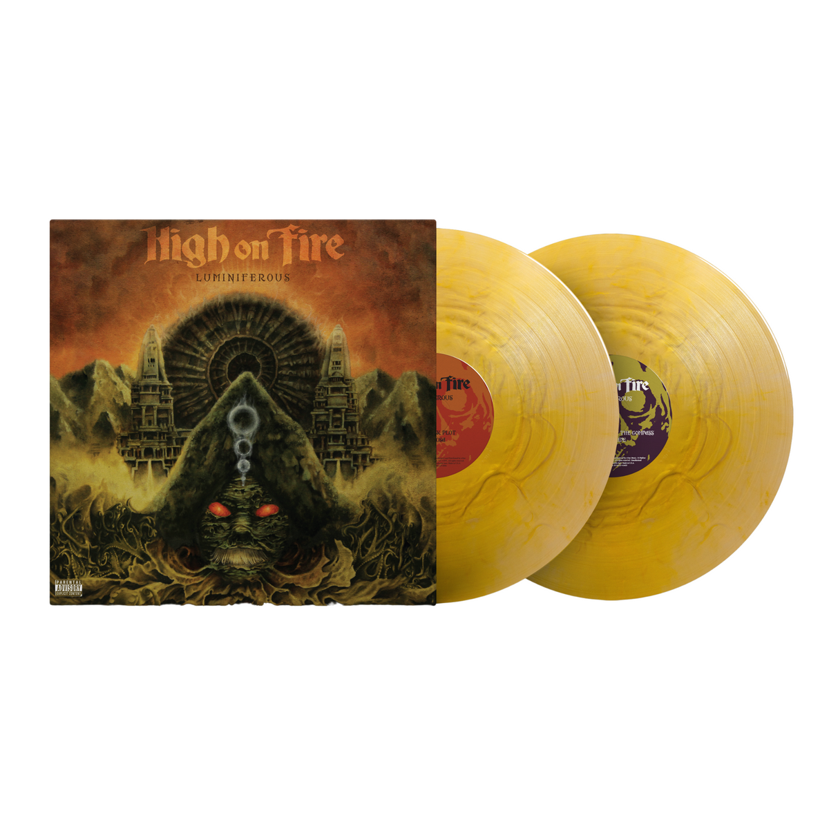 High On Fire Official Label Store | Luminiferous Metallic Gold Vinyl ...