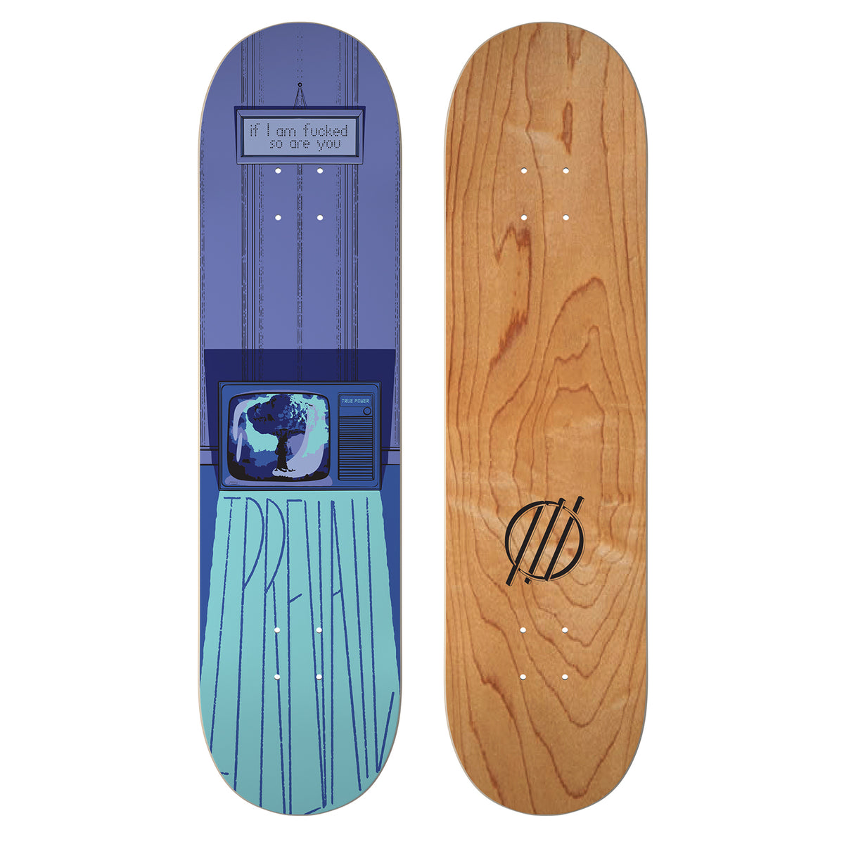TV Glow Skate Deck– Artist First