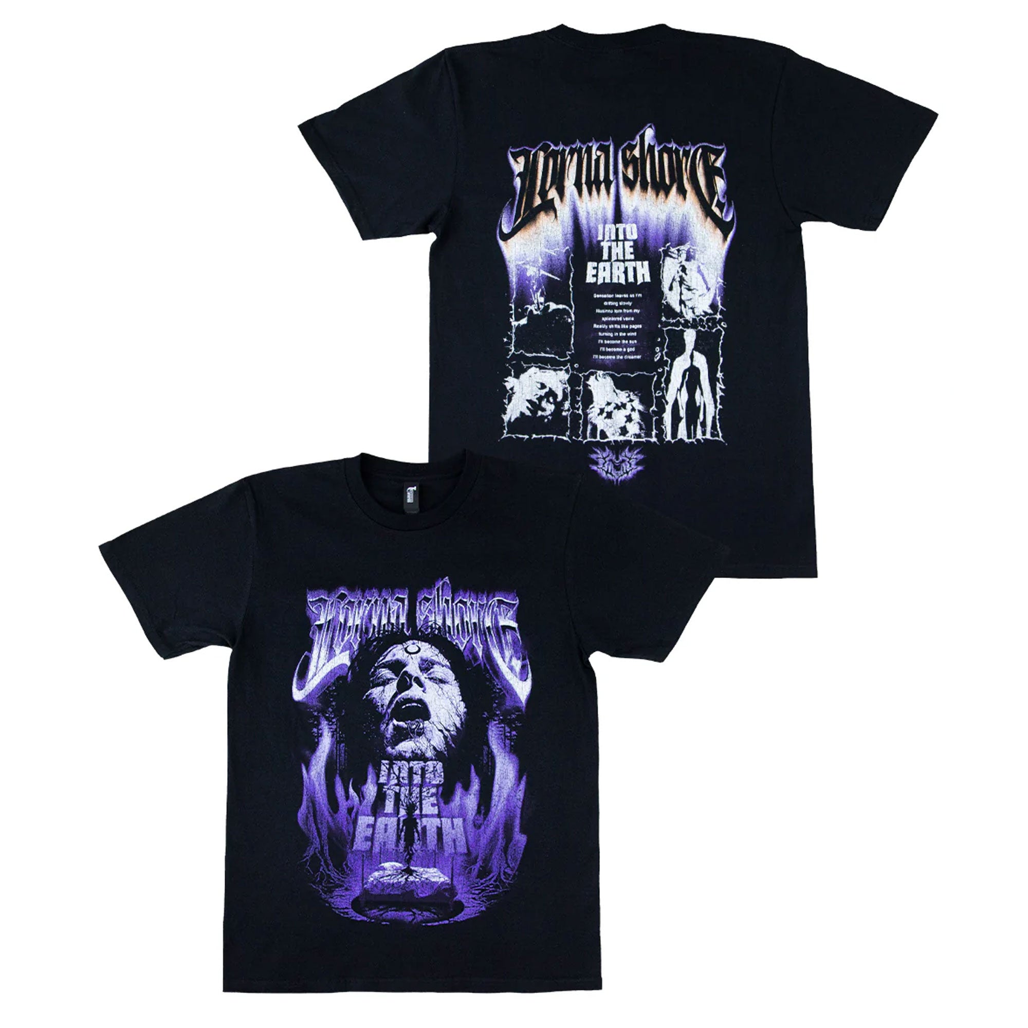 Into The Earth T-shirt (Black) – Artist First