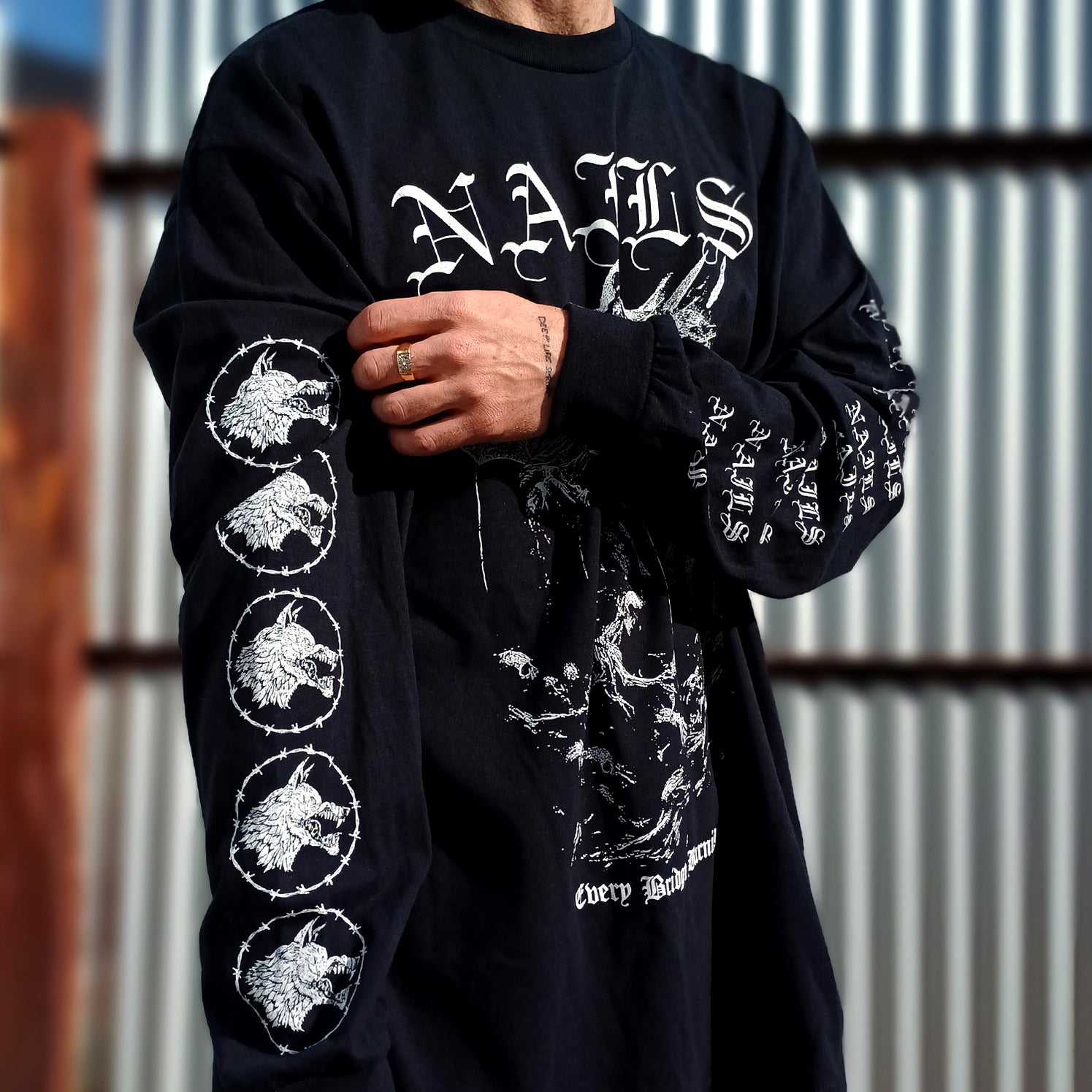 Every Bridge Burning Longsleeve (Black)– Artist First