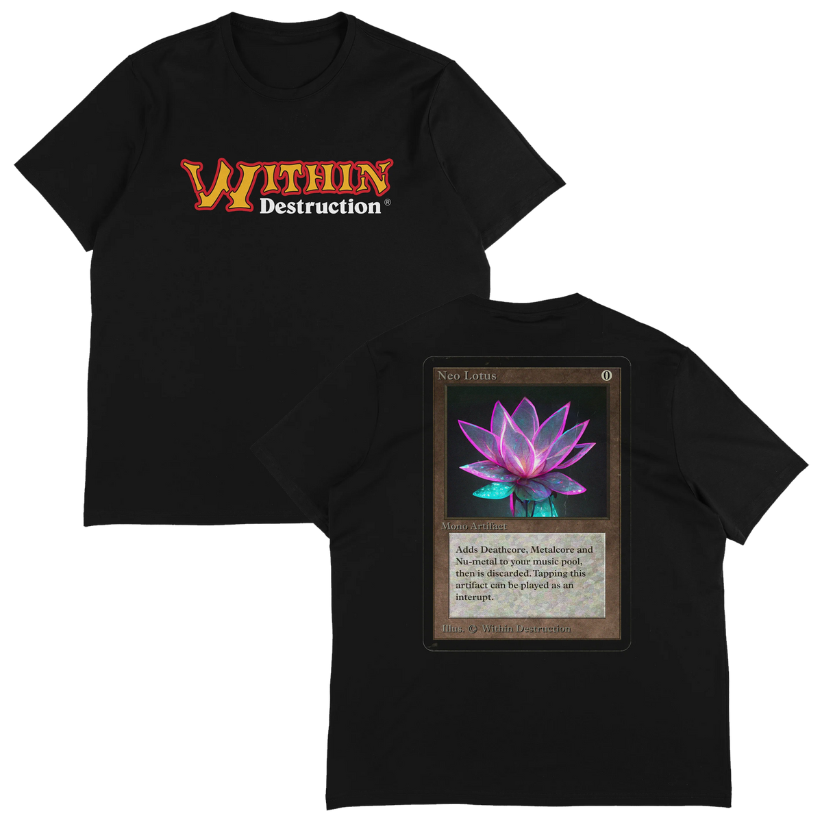 Neo Lotus x MTG T-Shirt (Black)– Artist First