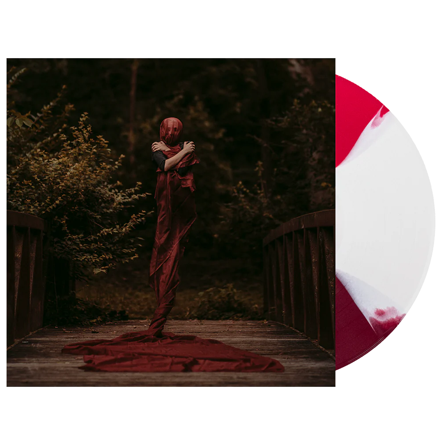 Bad Omens LP (Hot Pink Magenta / White / Oxblood Tri-Color Striped Vin ...