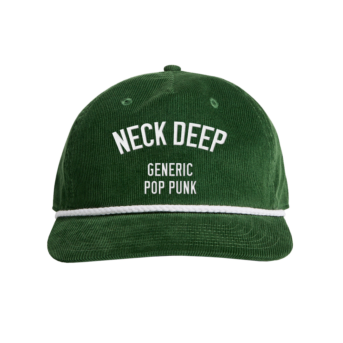 Embroidered Generic Pop Punk Cord Hat (Green)– Artist First