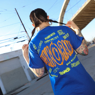 Punk O Rama Logo Tee (Blue)– Artist First