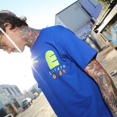 Punk O Rama Logo Tee (Blue)– Artist First