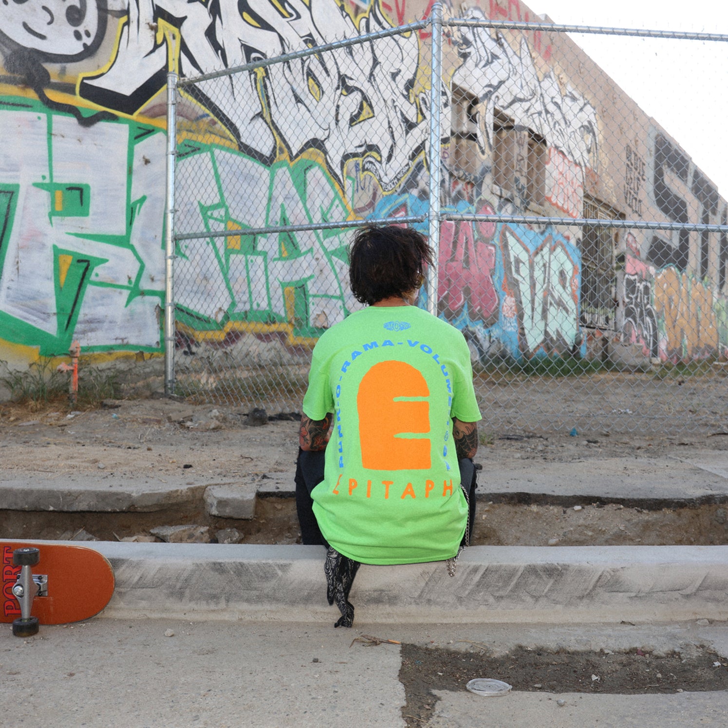 Punk O Rama Album Cover Tee (Lime Green)– Artist First