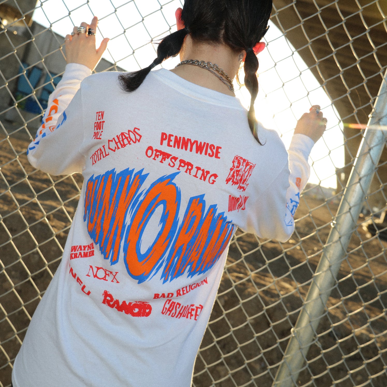 Punk O Rama Logo Longsleeve (White)– Artist First
