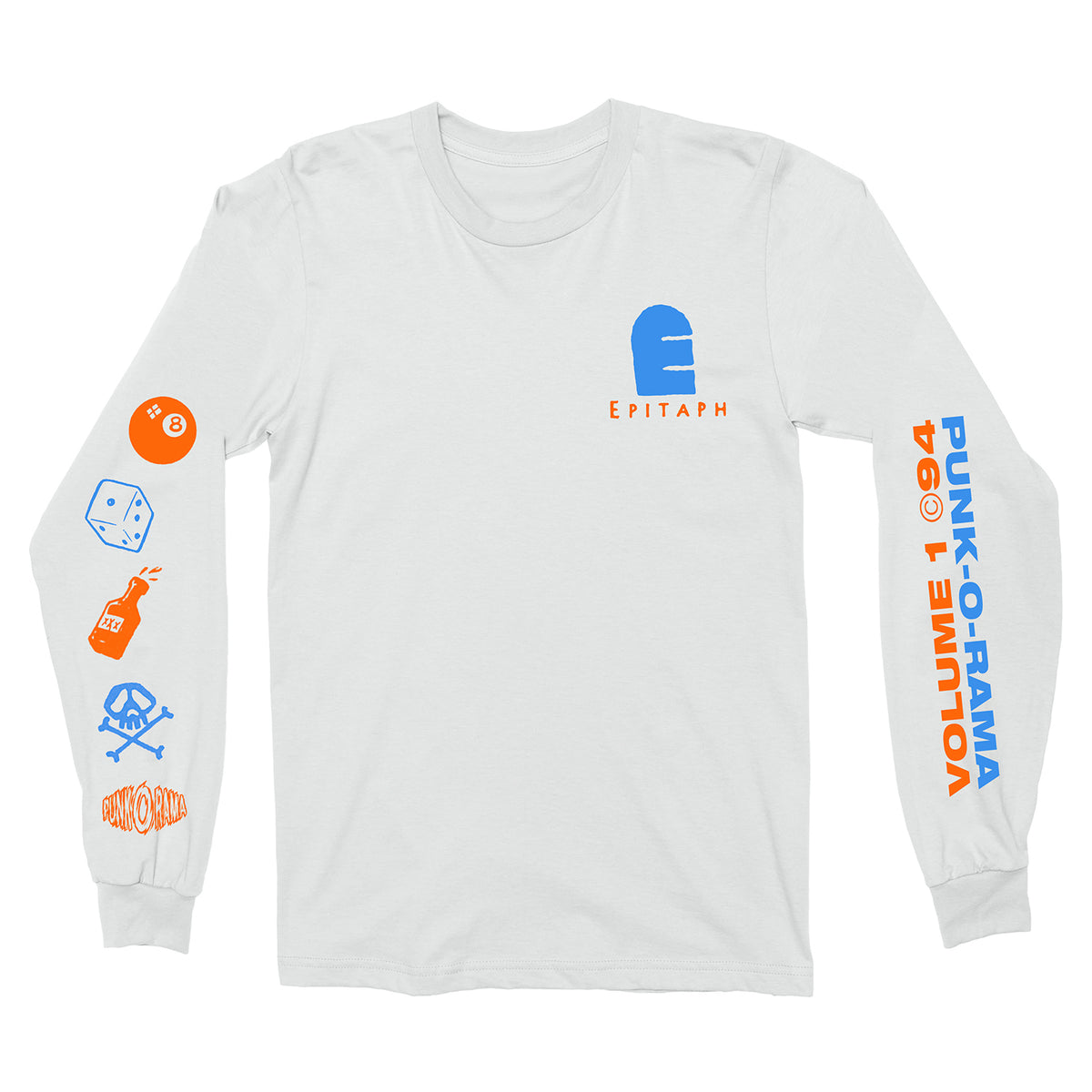 Punk O Rama Logo Longsleeve (White)– Artist First